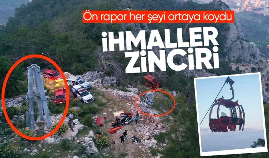 Antalya'da Teleferik Kabini Neden Düştü? Ön Rapordan Dehşet Verici ...